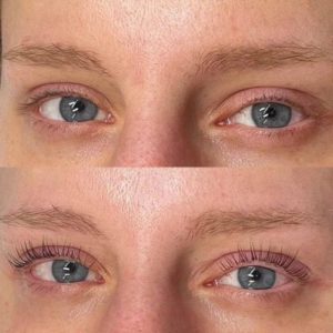 Before and After Eyelash Tint - Lash Masterclass